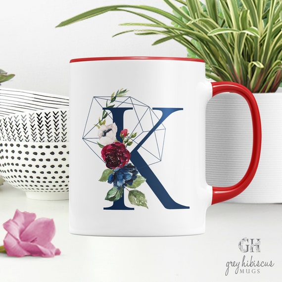 Personalised Initial Mug-Alphabet Mug-Custom Coffee | Etsy