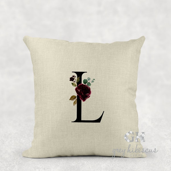 Initial Cushion - Etsy