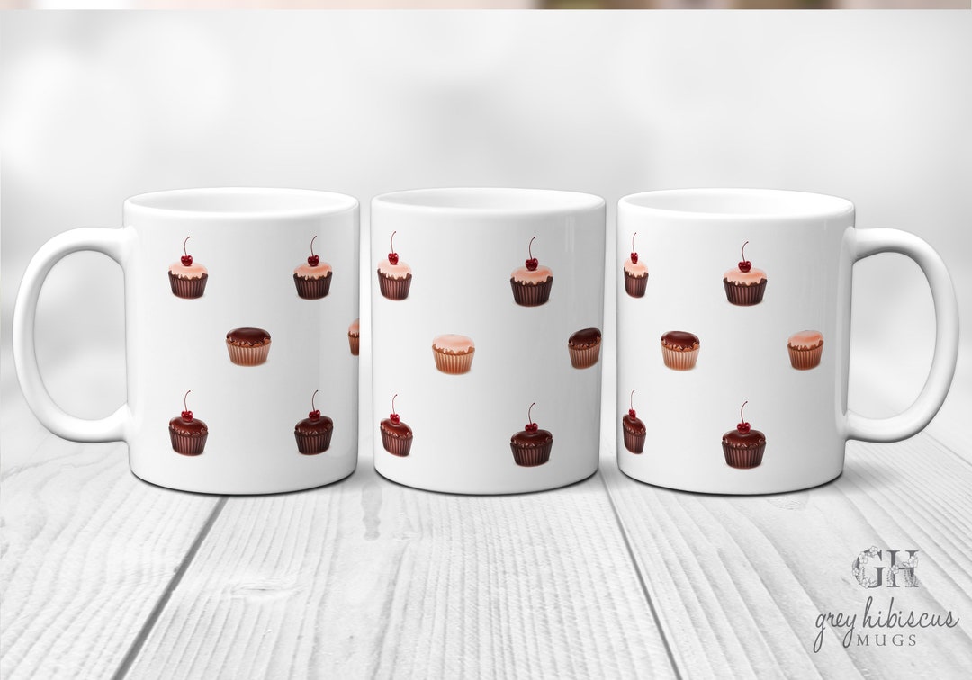 Cute Cupcake Mug-mugs With Patterns-cute Coffee Mugs-cute Mugs-gift for ...