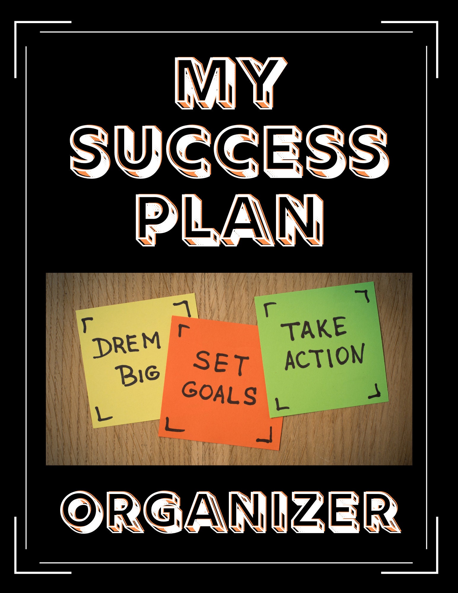My Success Plan Organizer Weekly Goal Goal Card Personal | Etsy