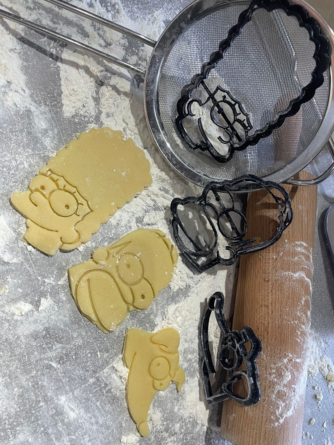 The Simpsons the Simpsons Cookie Cutter Cookies Cookie Cutter - Etsy