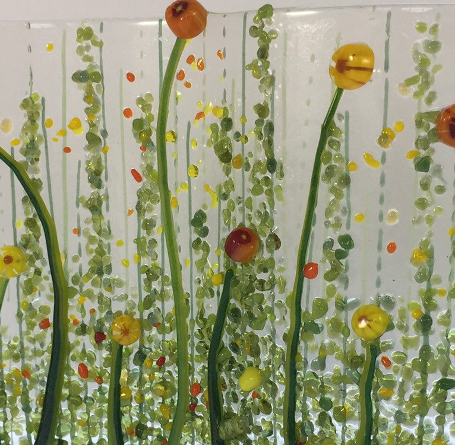 Fused Glass Meadow Wave Various Colours - Etsy
