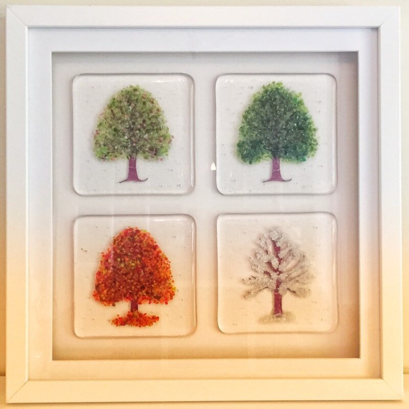 Fused Glass Tree - Etsy