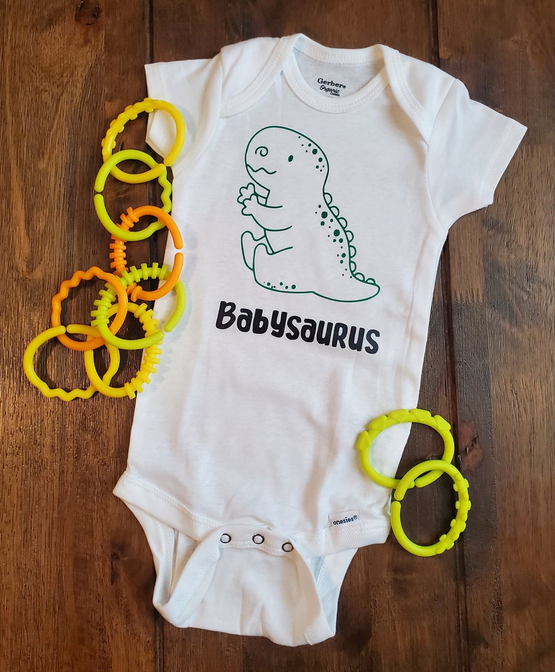 Babysaurus Infant Bodysuit, Dinosaur, Dino, Baby-saur, Dino Onesie ...