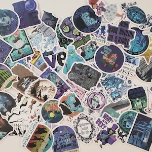 Haunted House Stickers, 5 PIECES, Ghost Stickers, Haunted Mansion ...