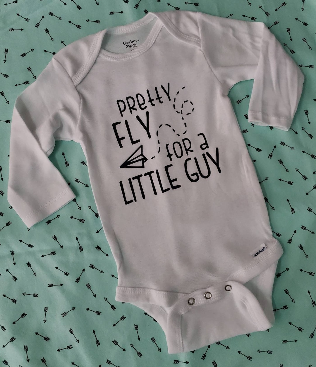 Pretty Fly for a Little Guy Infany Bodysuit, Baby Onesie, Paper ...