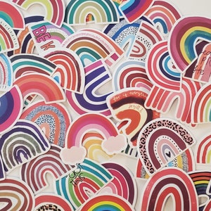 Rainbow Stickers - Etsy