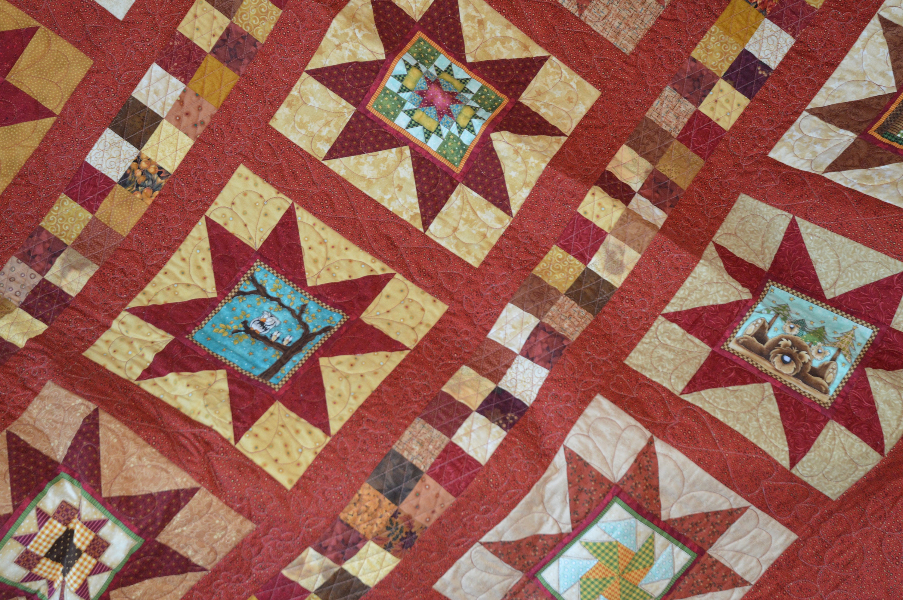 Autumn Character Quilt - Etsy