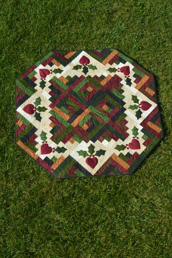 Christmas Octagon Table Topper | Etsy