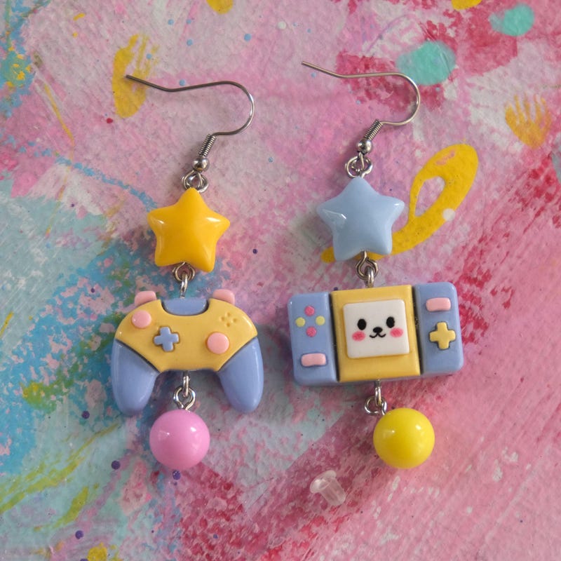 Gamer Earrings - Etsy