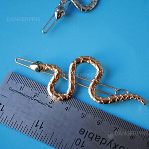 Set of 2 Snake Hair Pins 7cm - Etsy