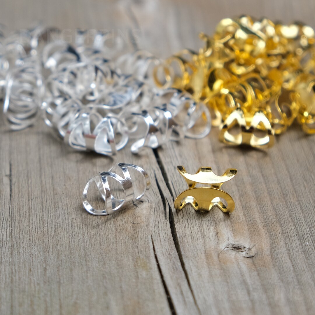 Set of 20 Doublecross Adjustable Beard Dreadlocks Cuffs Clasps Beads - Etsy