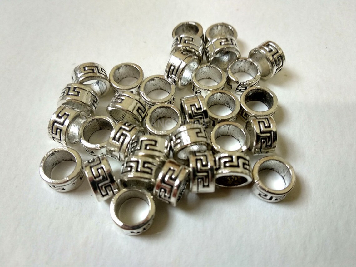 30 Small Greek Meander Style Viking / Celtic Hair Beard Braid | Etsy