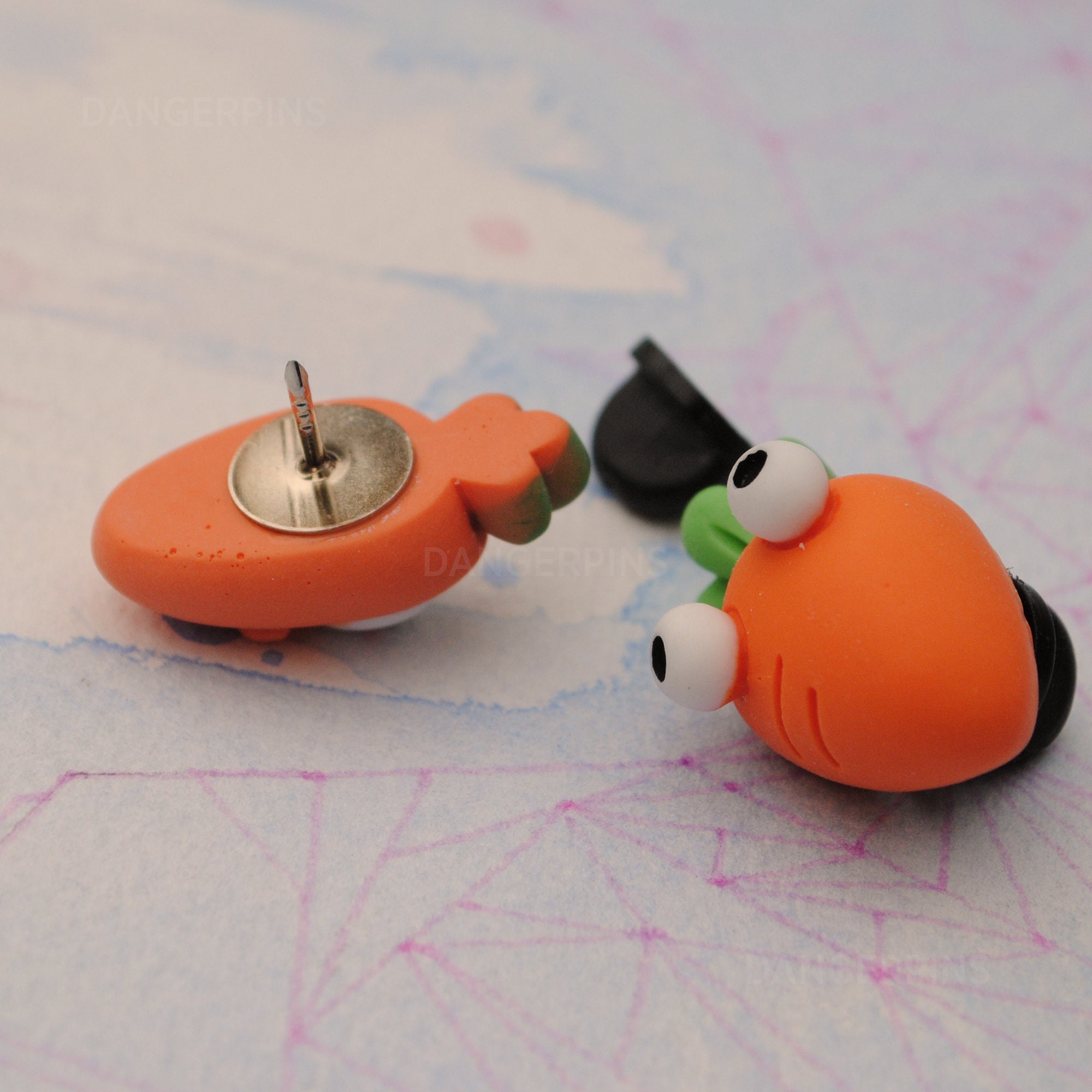 Weird Little Carrot Pals Resin Pin Set - Etsy