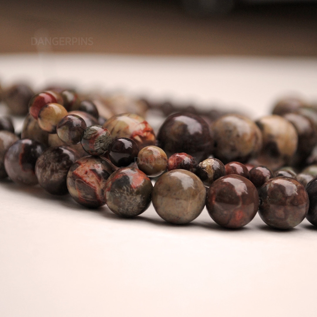 Natural Oceanstone Beads Polished 4mm to 12mm - Natural - Etsy