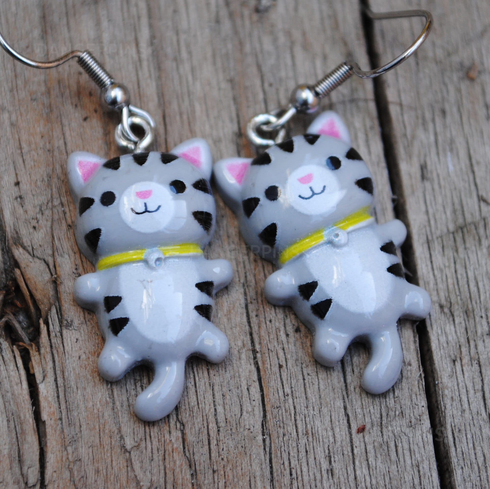 Extra cute Cat earrings cute kawaii | Etsy
