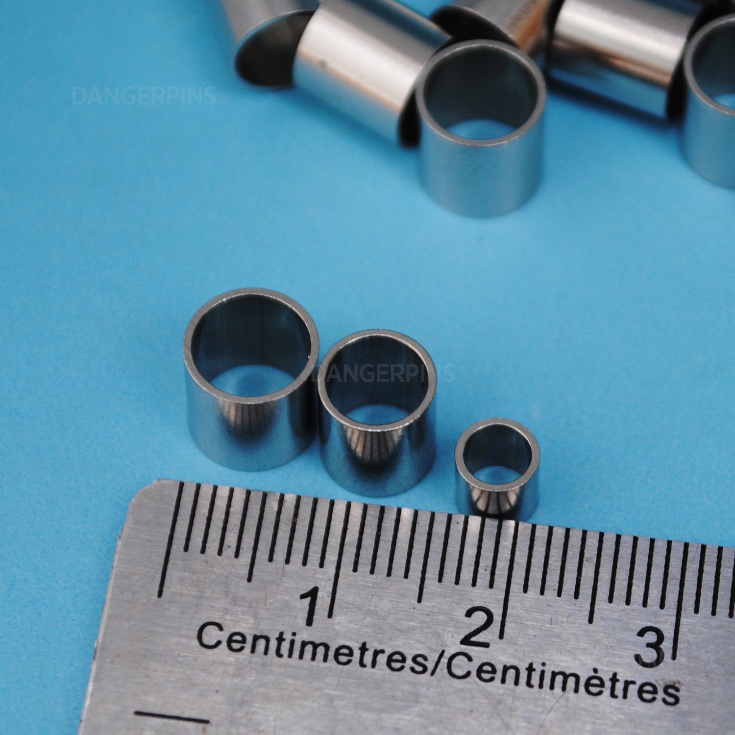 Set of 20 Minimal steel hair bands / rings viking beard | Etsy