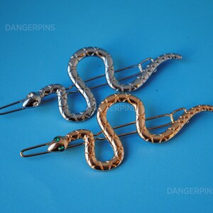 Set of 2 Snake Hair Pins 7cm - Etsy