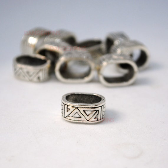 Set of 10 Aztec Ovals Hair Beard Braid Beads Alloy Metal - Etsy