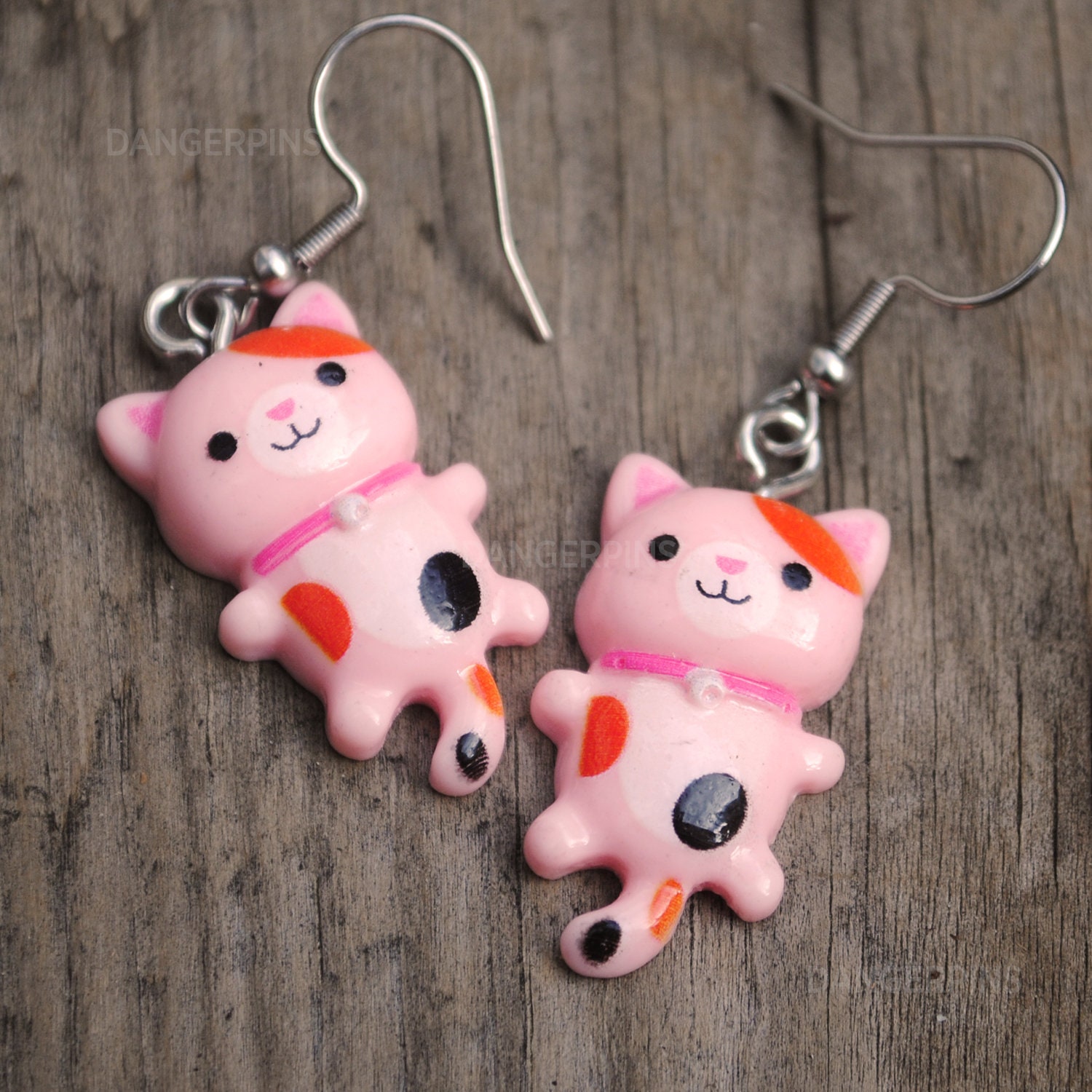 Extra cute Cat earrings cute kawaii | Etsy