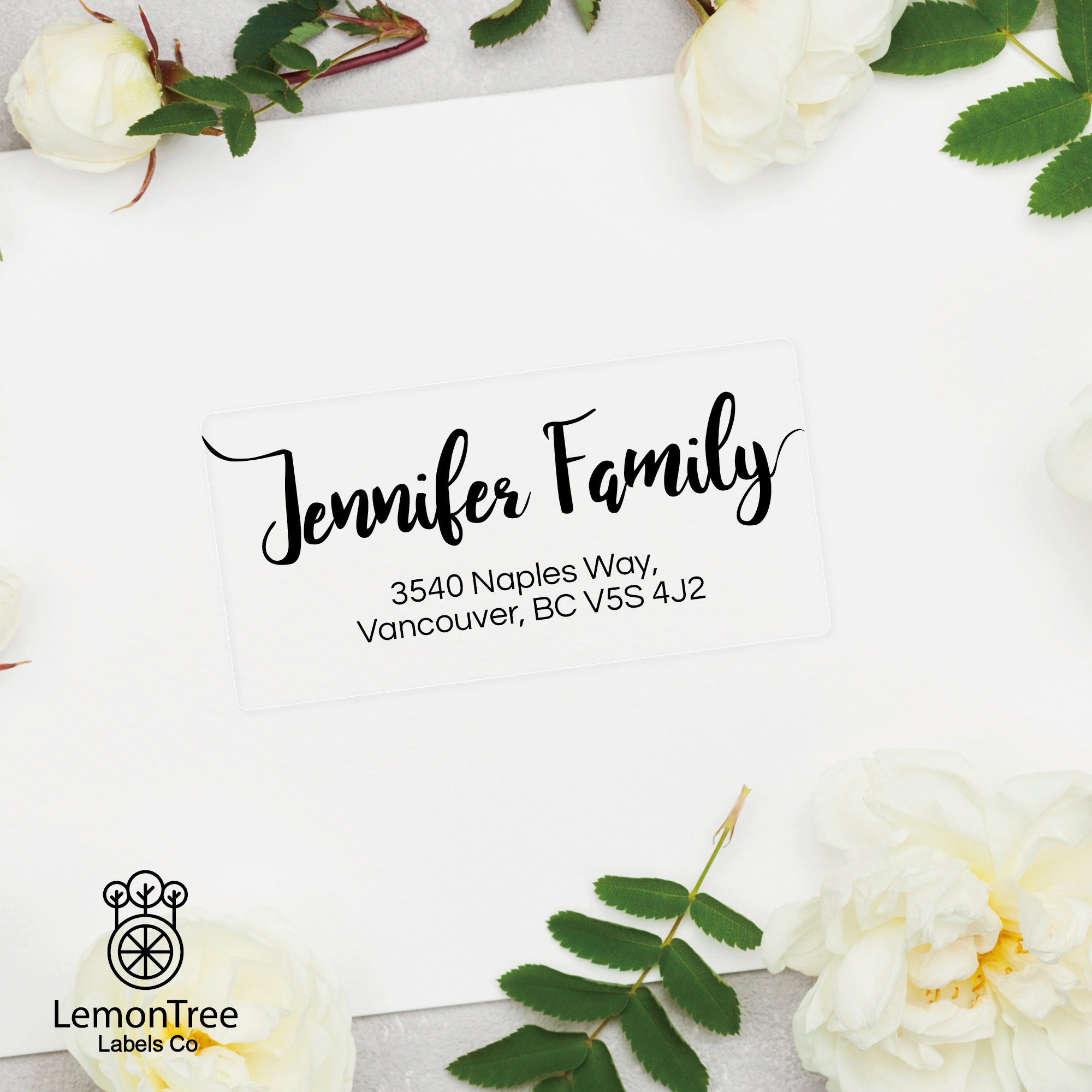 30PCS Guest Address Labels Clear Label Wedding Address Etsy