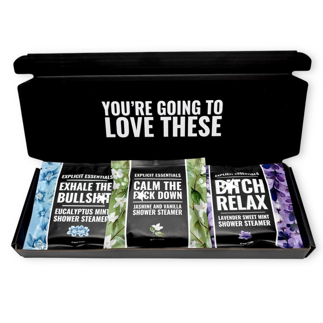 Swear Shower Steamer Set, 3 Pack Shower Steamers, Shower Bombs - Etsy