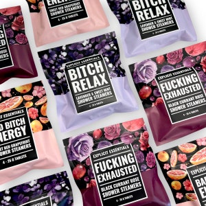 Swear Shower Steamer Set, 3 Pack Shower Steamers, Shower Bombs - Etsy