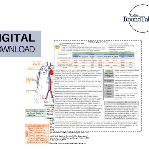 CABG Coding Cheat Sheet - Etsy