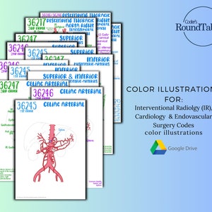 Interventional Radiology Coding Charts - Etsy