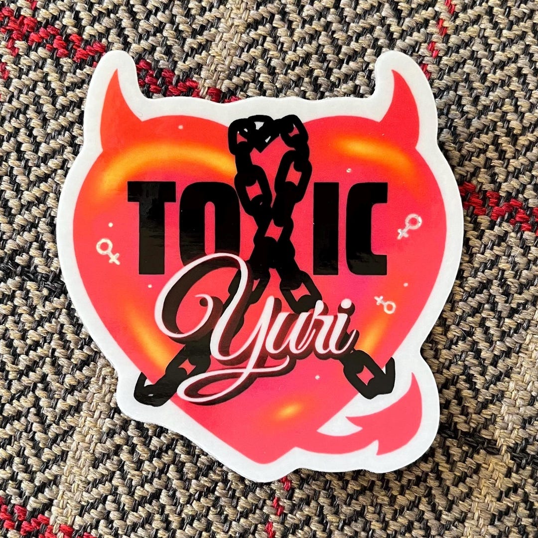 Toxic Yuri 3” Vinyl Sticker - Etsy