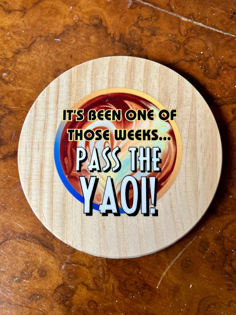 Pass the Yaoi / Yuri ! Wooden Coaster - Etsy