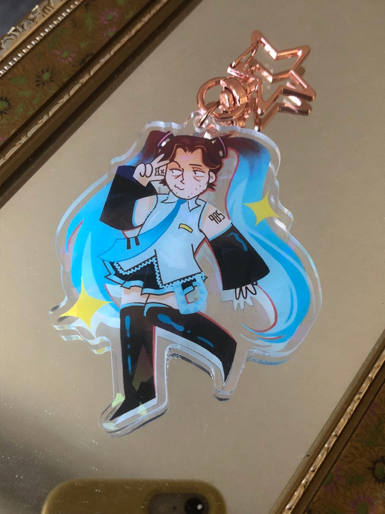 Jerma Jermiku Holographic Keychain - Etsy
