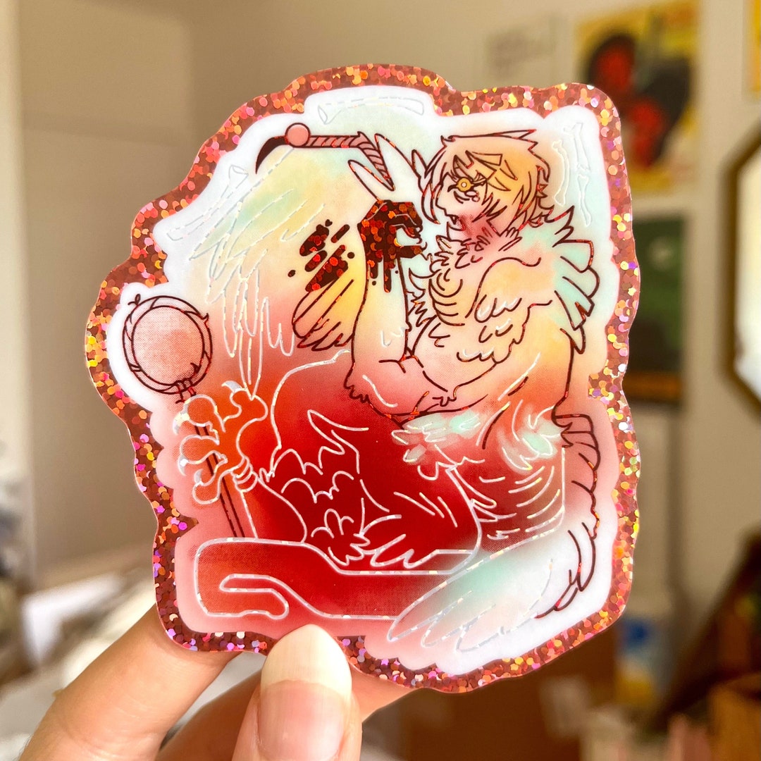 Chimera Falin 3.5” Glitter Vinyl Sticker - Etsy
