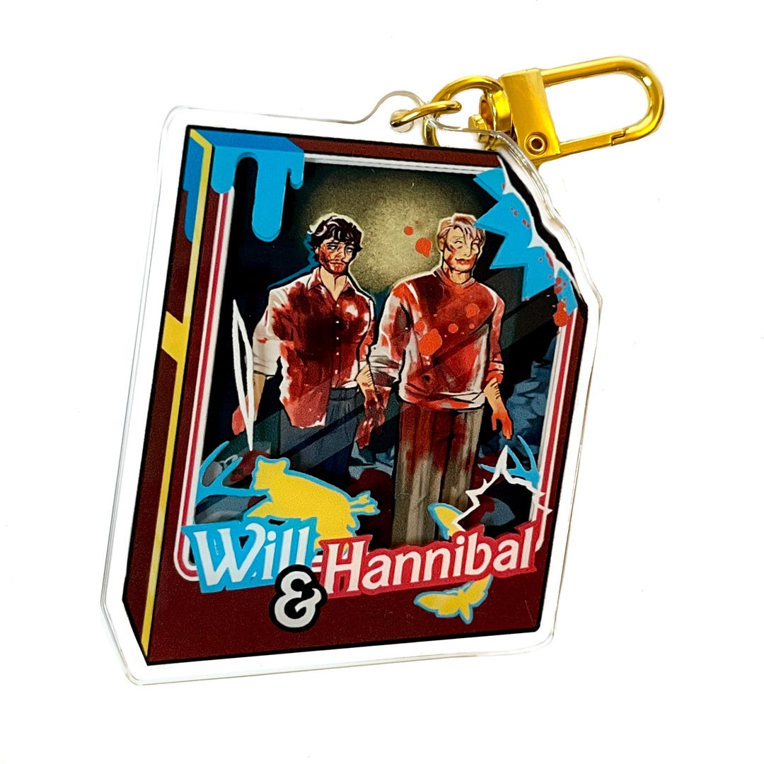 TWOTL Hannibal Doll 3D Effect Keychain - Etsy