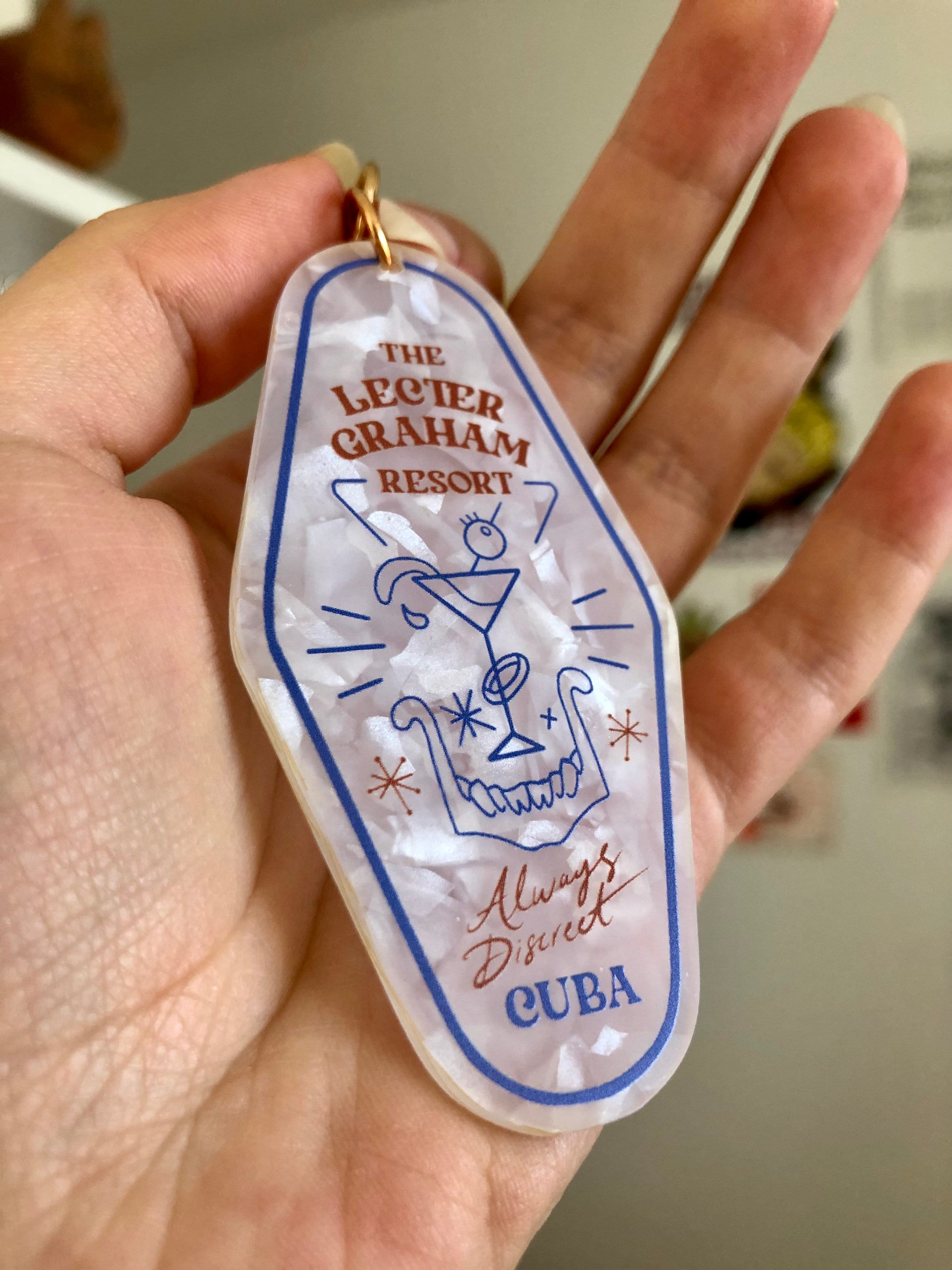 Hannibal Vintage Hotel Keychains - Etsy