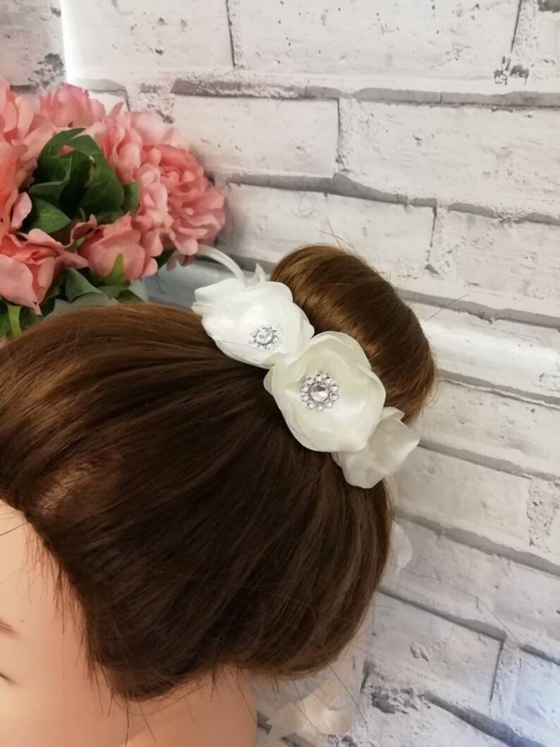 Hair Bun Wrap Bridal Hair Accessories Ballet Bun Wrap Wedding - Etsy