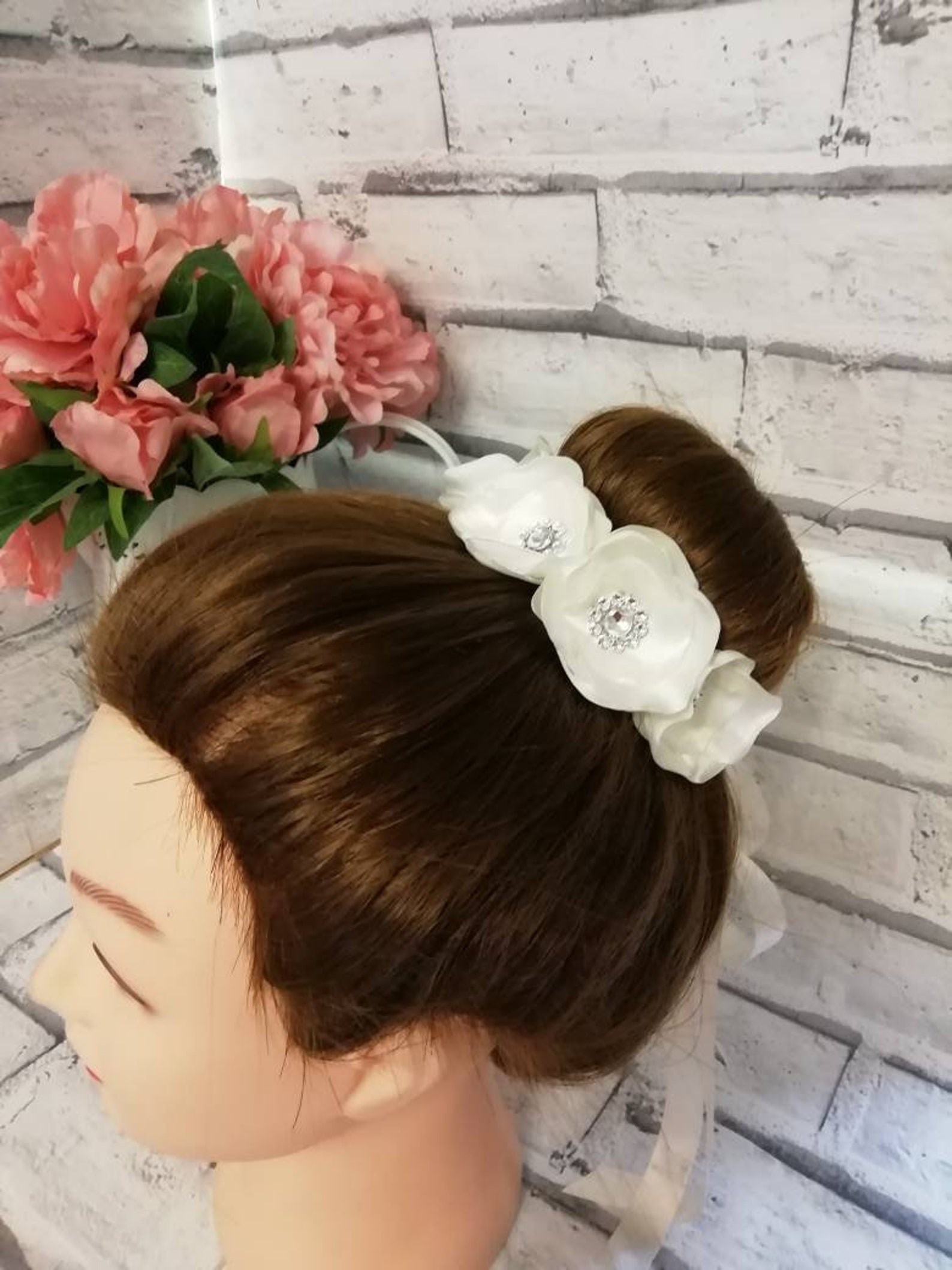 Hair Bun Wrap Bridal Hair Accessories Ballet Bun Wrap Wedding - Etsy
