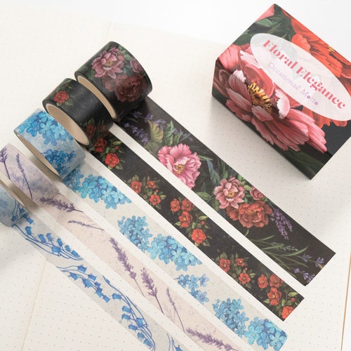 3 Rolls Aesthetic Washi Tape Set 15mm & 20mm Width 5 - Etsy