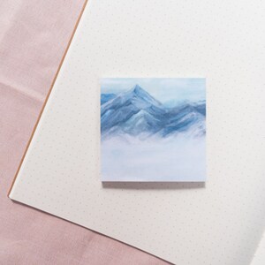 Misty Nature Scenery Sticky Notes | Made in USA | 50 Sheets 3x3 Inch ...