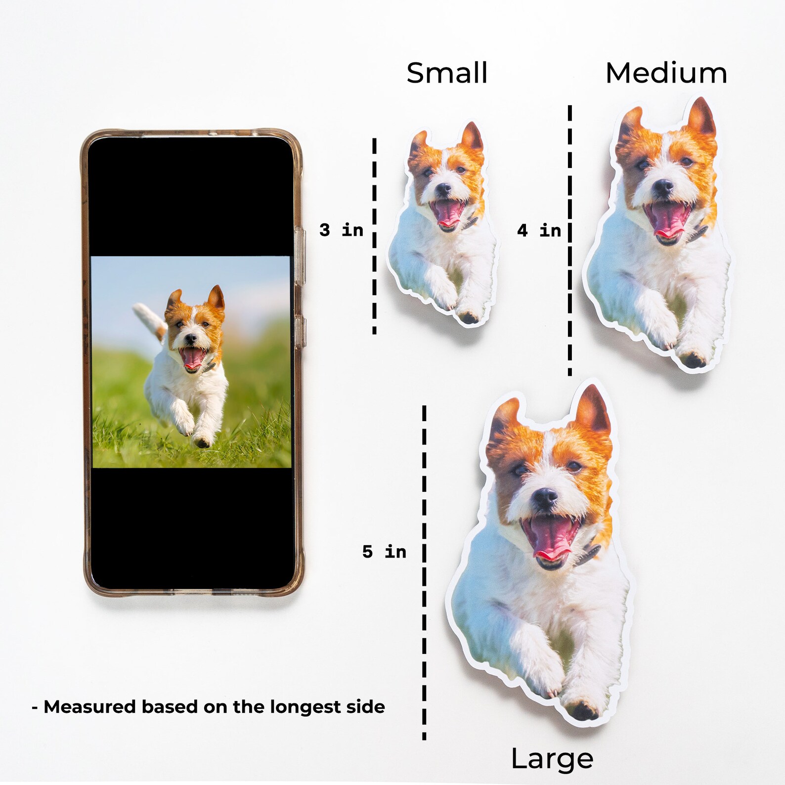 Custom Shaped Fridge Magnet Photo Prints Turn Your Pet - Etsy