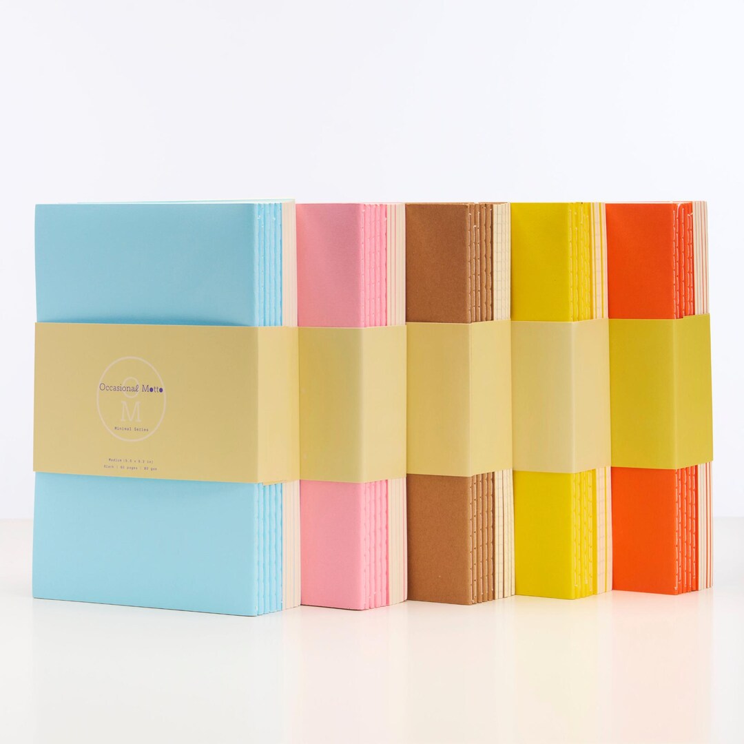 10-pack Kraft Notebook | 60 Pages 30 Sheets Paper | 80 Gsm | Traveler ...