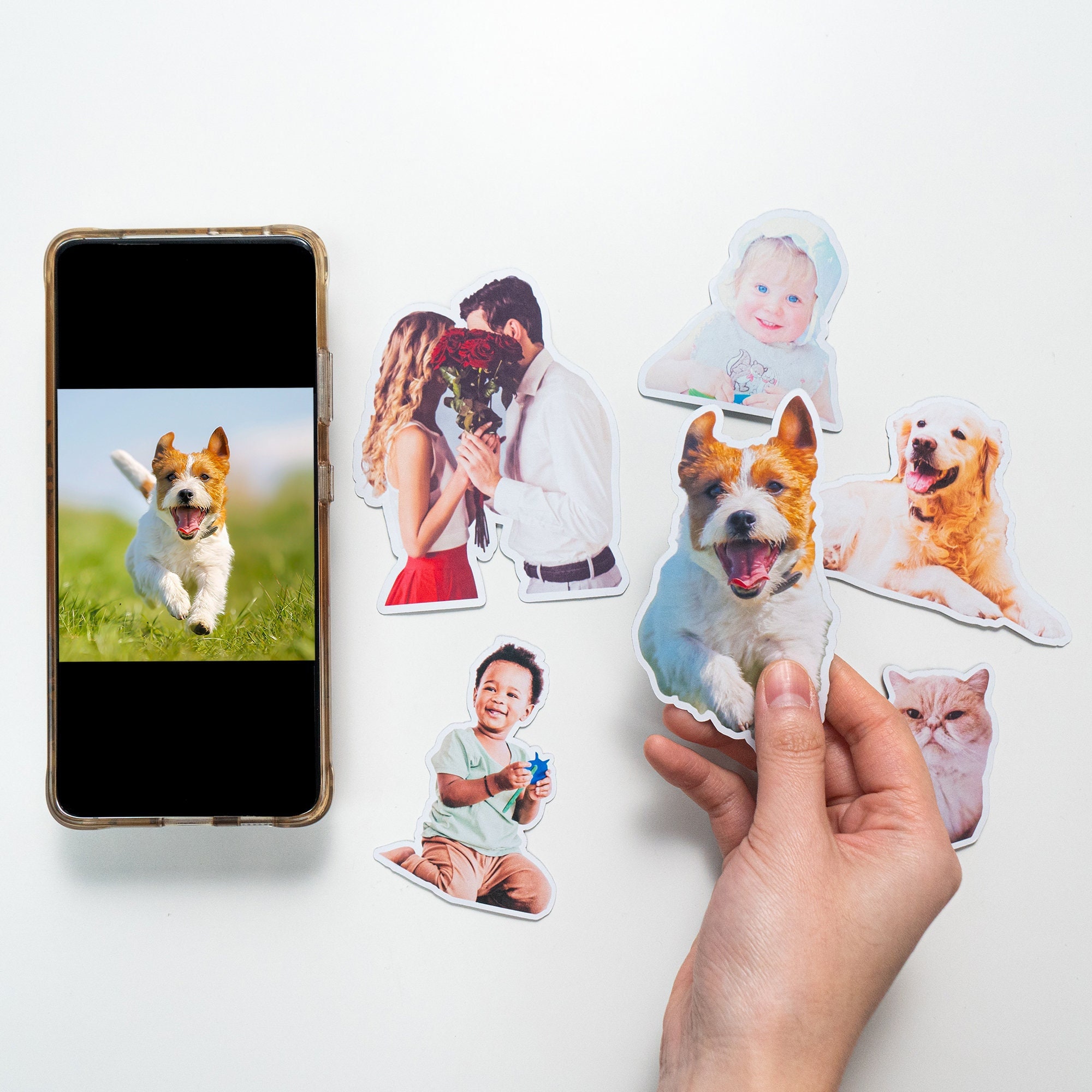 Custom Shaped Fridge Magnet Photo Prints Turn Your Pet - Etsy