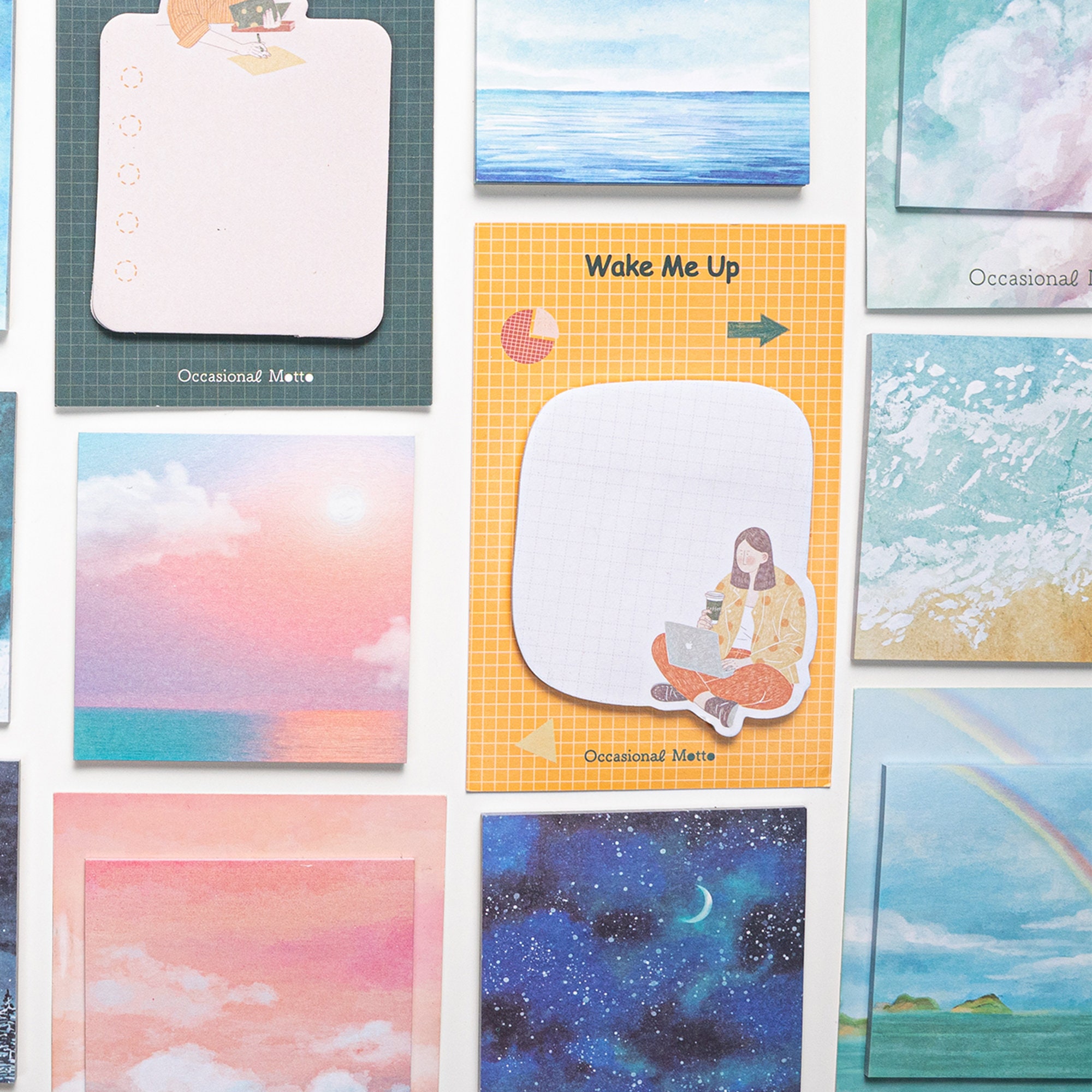 Mixed 10 Sticky Notepads Bullet Journal Sticky Notes - Etsy
