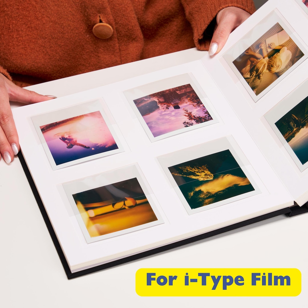 Personalized Linen Hardcover Photo Album for I-type & 600 Film | 96 ...