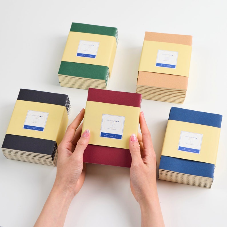 Set of 20 Pocket Size A6 Stitch Bound Notebooks | 4x5.5 Inch | 100gsm ...