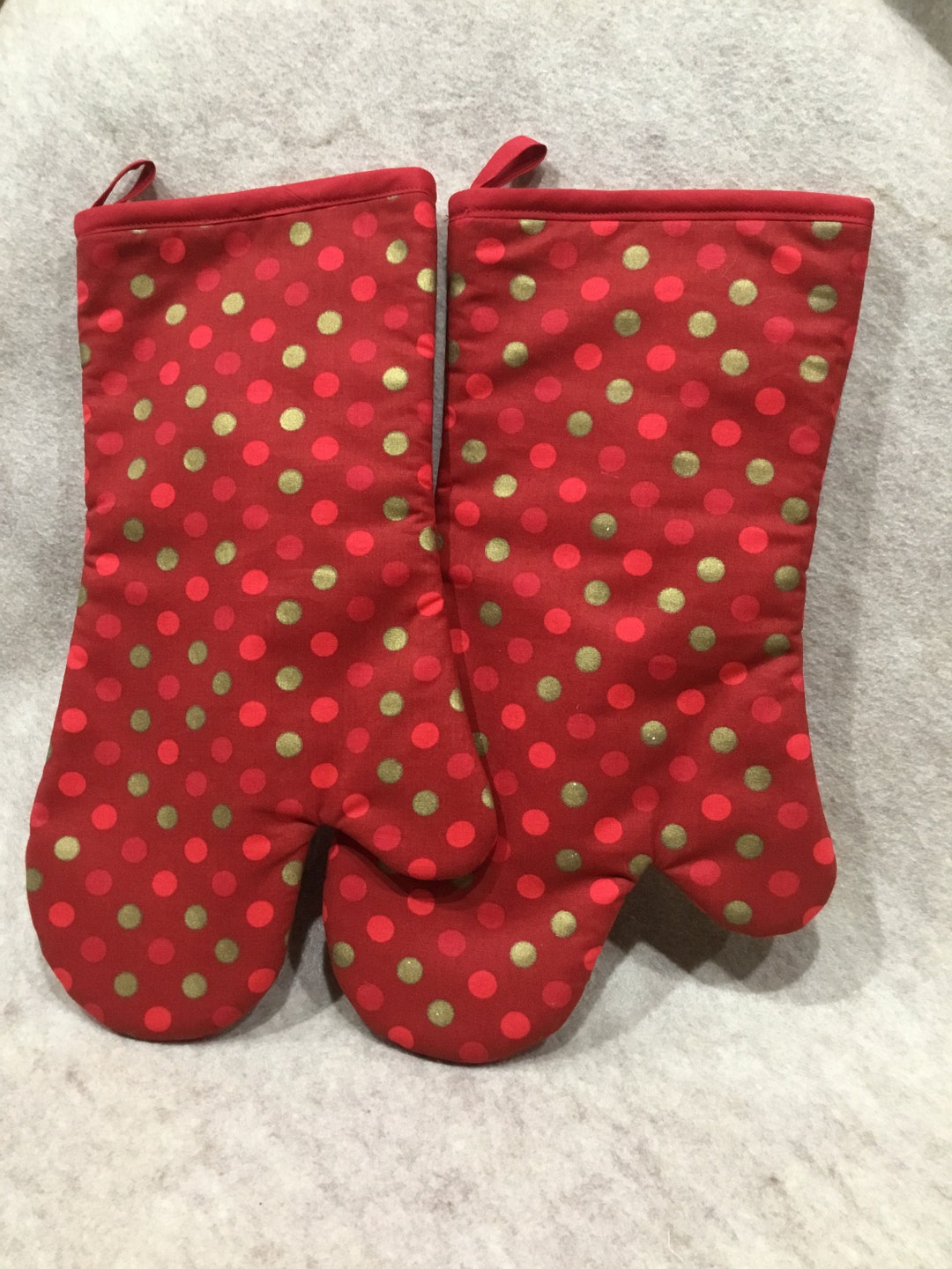 Holiday Oven Mitt Set - Etsy