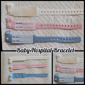 Hospital ID Bands, Newborn or Micro Preemie NICU Blanket,unbilical Cord ...