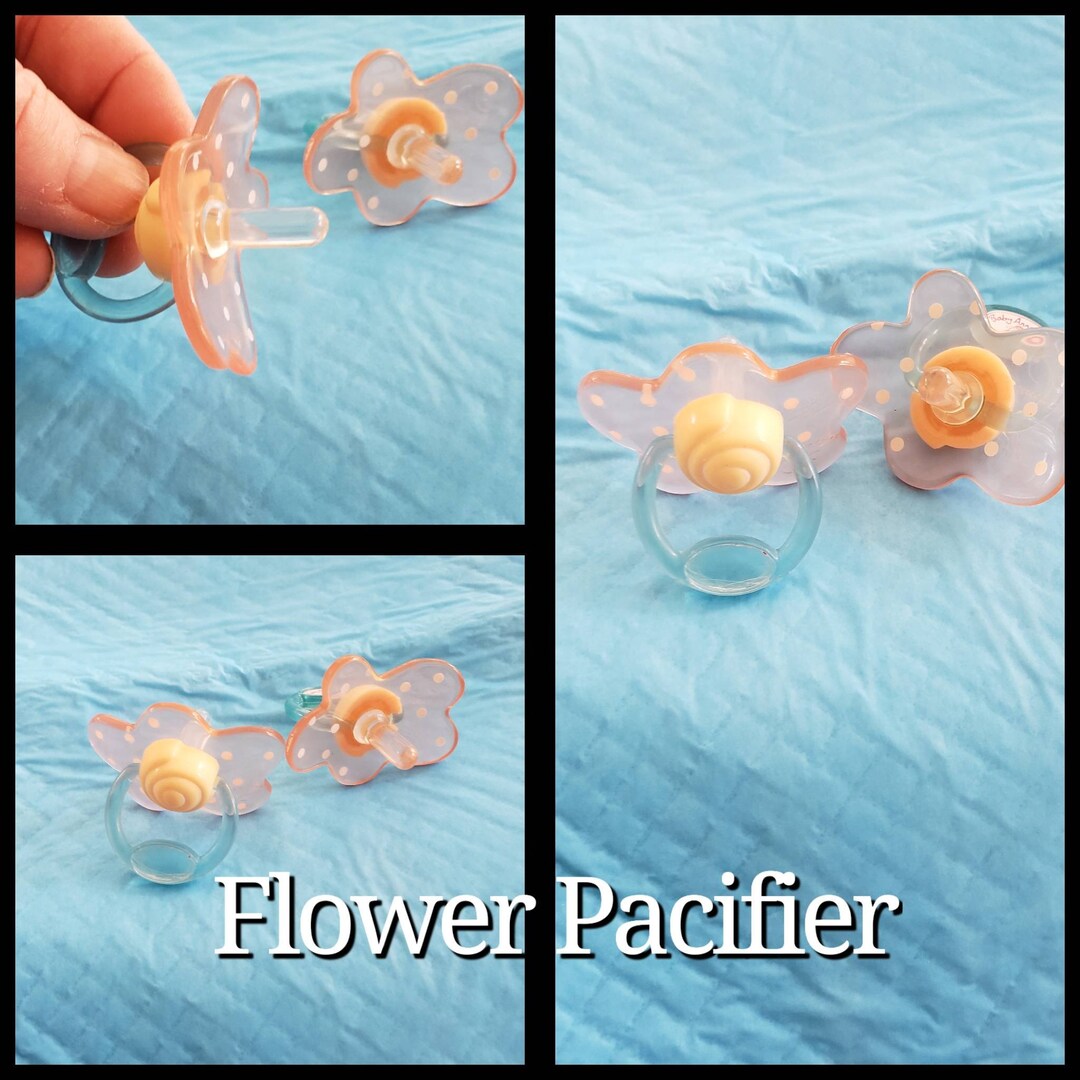 Flower Pacifier (sold Seperatly) - Etsy