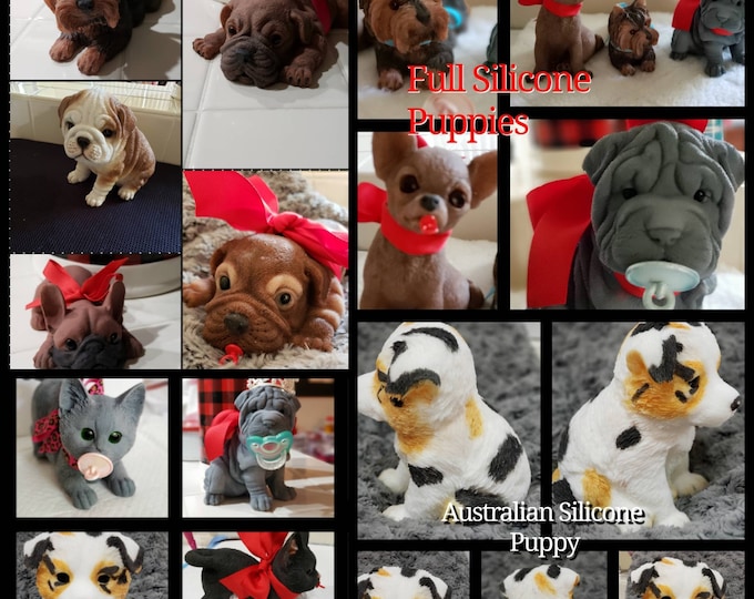 Full Silicone Puppies Several Puppy Breeds to Choose - Etsy