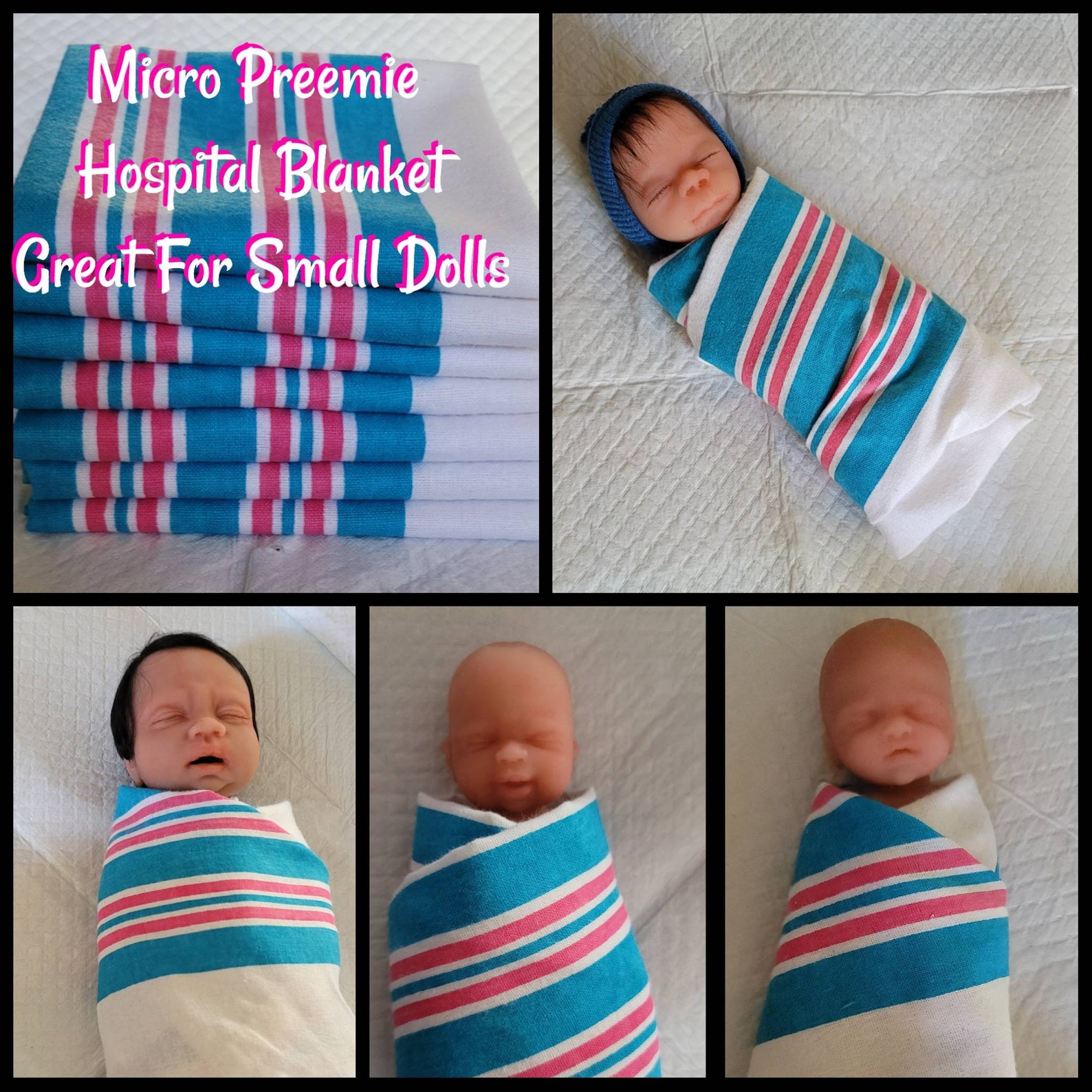 NICU Micro Preemie Hospital Blanket Great for Dolls sold - Etsy
